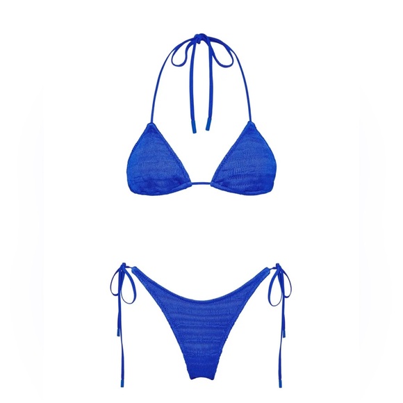 triangl swimwear | Swim | Triangl Swimwear Blue Triangle Bikini Set ...
